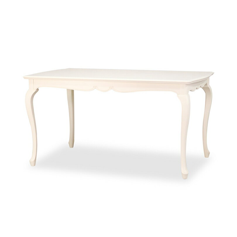 ロココ調フレンチカントリー家具『フルール』シリーズ。 丸みを帯びた優美なラインと、エレガンスの代名詞ともいえるカブリオールレッグ(猫脚)が特徴です。 木肌が薄っすら残る上品な色合いで仕上げられており、フェミニン・ガーリー・ロマンティック等の...