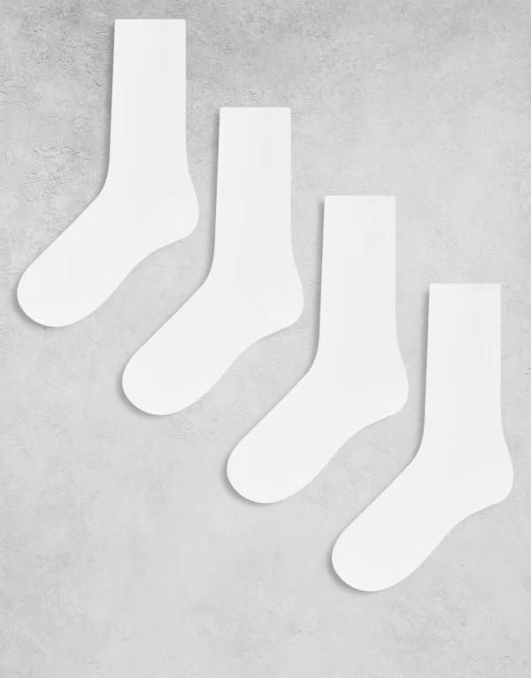 ■ブランド Lindex (リンデックス)■商品名 Lindex 4-pack chunky ribbed athletic crew socks in white■商品は海外よりお取り寄せの商品となりますので、お届けまで10日-3週間前後...