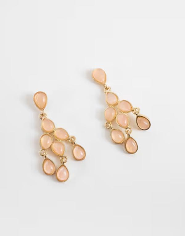 ■ブランド Accessorize (アクセサライズ)■商品名 Accessorize ornate pretty stone drop earrings in pink■商品は海外よりお取り寄せの商品となりますので、お届けまで10日-3週...
