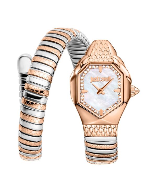 ■ブランド Just Cavalli (ジャストカバリ)■商品名 Women's Aria Quartz Two Tone Stainless Steel Bracelet Watch■商品は海外よりお取り寄せの商品となりますので、お届けま...