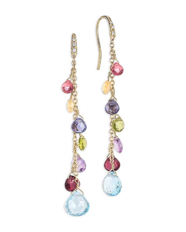 ■ブランド Marco Bicego (マルコ ビチェゴ)■商品名 18K Yellow Gold Paradise Mixed Gemstone Drop Earrings■商品は海外よりお取り寄せの商品となりますので、お届けまで10日-...
