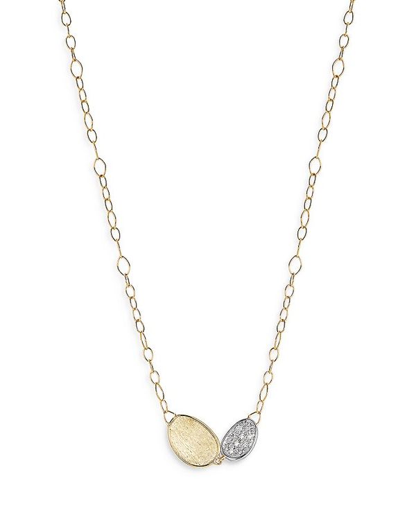 ■ブランド Marco Bicego (マルコ ビチェゴ)■商品名 18K Yellow & White Gold Lunaria Diamond Station Necklace 16.5■商品は海外よりお取り寄せの商品となりますので、お...