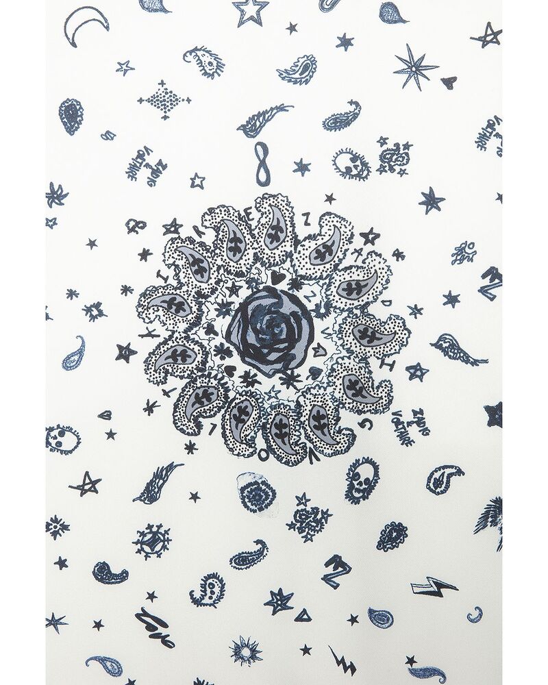 ■ブランド Zadig & Voltaire (ザディグ エ ヴォルテール)■商品名 Bandana Print Mixed Silk Square Scarf■商品は海外よりお取り寄せの商品となりますので、お届けまで10日-3週間前後お時...