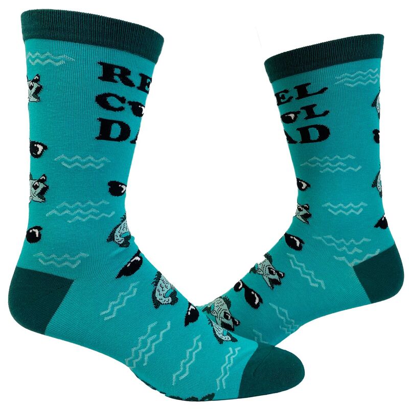 ■ブランド Crazy Dog T-Shirts (クレイジードッグTシャツ)■商品名 Men's Reel Cool Dad Socks Funny Fathers Day Fishing Husband Fisherman■商品は海外よ...