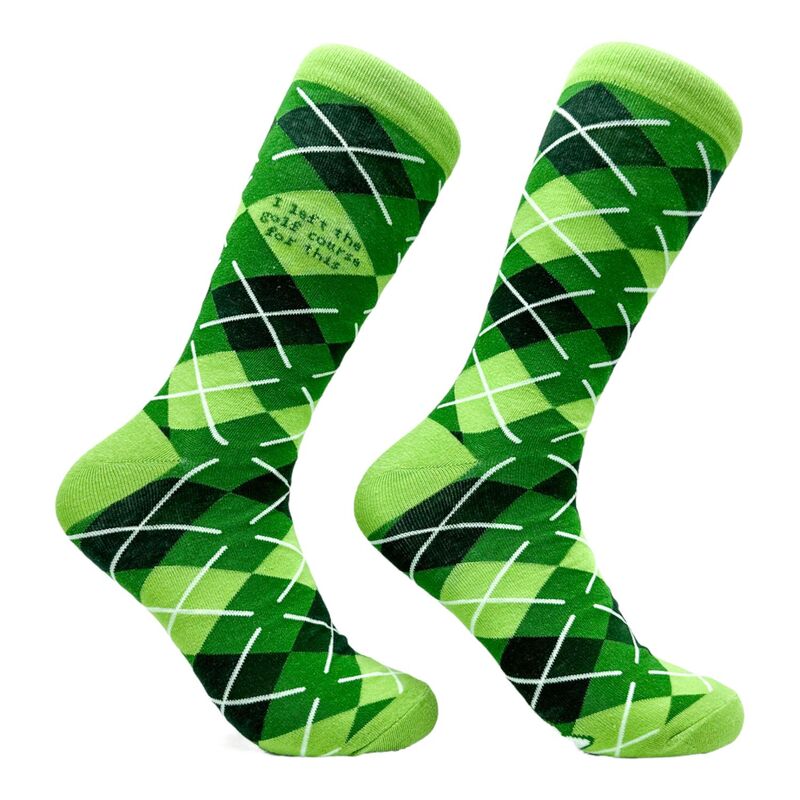■ブランド Crazy Dog T-Shirts (クレイジードッグTシャツ)■商品名 Men's I Left The Golf Course for This Socks Funny Golfing Lovers Joke Footwe...