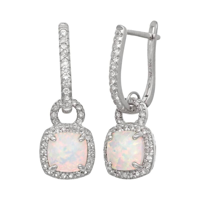■ブランド Designs by Gioelli (Designs by Gioelli)■商品名 Designs by Gioelli Sterling Silver Lab-Created Opal and Lab-Created Wh...