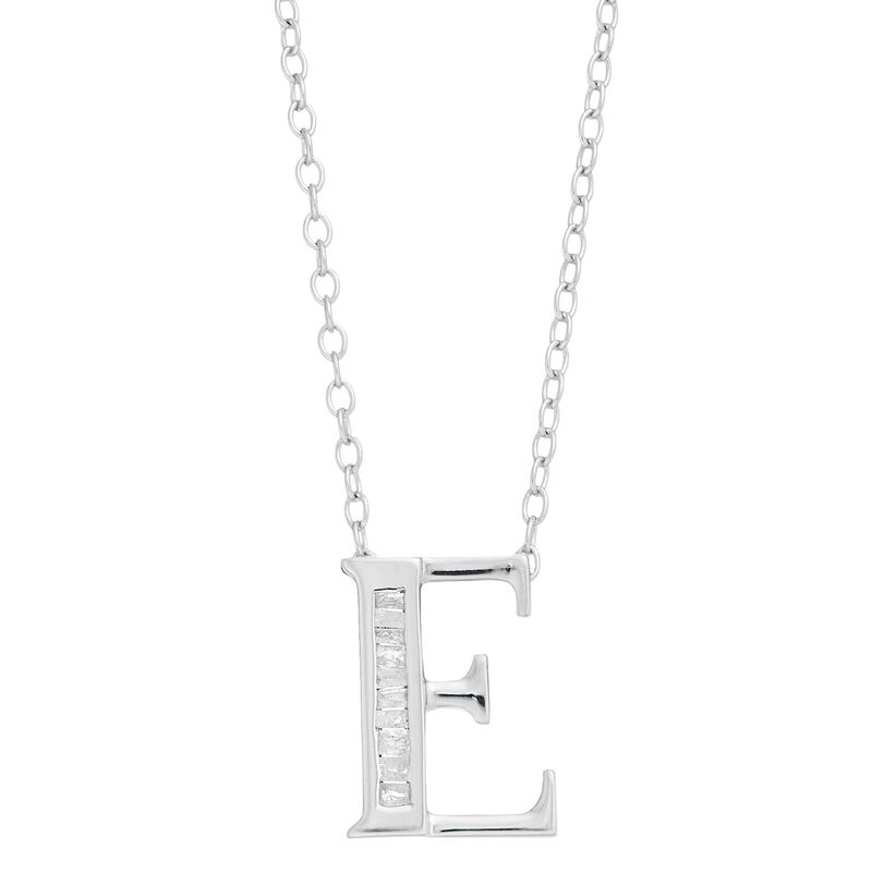 ■ブランド Unbranded (アンブランデッド)■商品名 Sterling Silver Baguette Diamond Initial Pendant Necklace■商品は海外よりお取り寄せの商品となりますので、お届けまで10日...