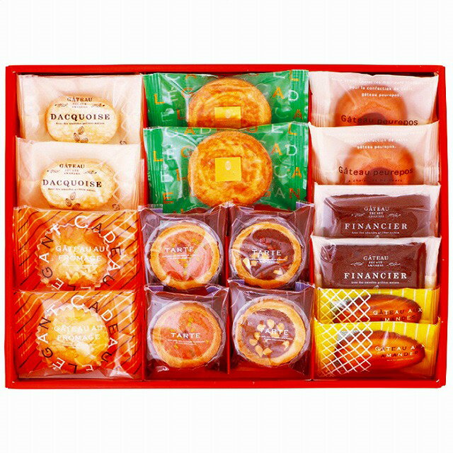 ●セット内容／ダックワーズプラリネ・マジパンケーキ・ガレット・フィナンシェショコラ・プチタルト(いちご・ショコラ)・リングフィナンシェいちご・チーズカップケーキ各2個・賞味期間/製造日より常温約150日・［日本製］・【卵・乳成分・小麦・大豆...