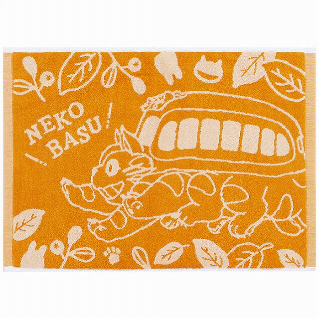 ●セット内容／40×60cmバスマット1枚・綿100％・［中国製］●箱サイズ／32×21×6cm・60サイズ・430g森の中をどんどん走っていくネコバスの線画が楽しいタオル地のバスマット。さりげないキャラクターのシルエットも見つけて楽しいシ...