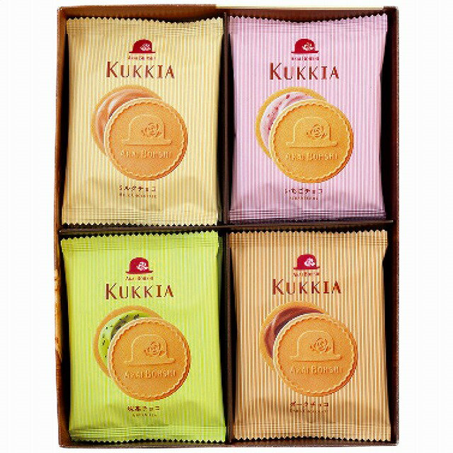 ●セット内容／クッキア(ミルク・ダーク・いちご・抹茶各5枚)・賞味期間/製造日より常温約270日・［日本製］・【卵・乳成分・小麦・大豆・アーモンド】●箱サイズ／17.5×22.1×5.8cm・60サイズ・260gさくさく香ばしいゴーフレット...