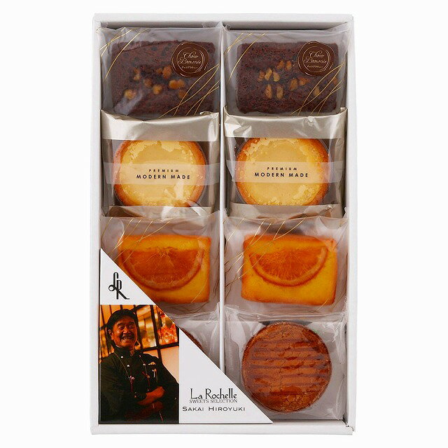 ●セット内容／チーズタルト・オレンジケーキ・チョコブラウニー・ガレットブルトンヌ×各2●箱サイズ／30×19×5cm●賞味期間／常温3ヶ月●アレルゲン／卵・乳・小麦・くるみ●重量／0.4kgチーズタルト、オレンジケーキ、チョコブラウニー、ガ...