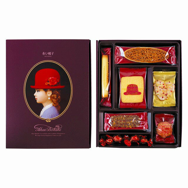 ●セット内容／ホワイトボール×5、ナッツベリーハート・バニラアーモンド・チョコクランチ・ラングドシャロール・ストロベリークッキー・レッドハット×各2●箱サイズ／25.6×20.1×4cm●賞味期間／常温6ヶ月●アレルゲン／卵・乳・小麦●重量...