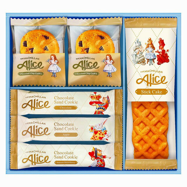 ●セット内容／チョコチップクッキー×2、チョコサンドクッキー（アップル・あまおう・チョコ）・スティックケーキ（プレーン）×各1●箱サイズ／20×21×4cm●賞味期間／常温3ヶ月●アレルゲン／卵・乳・小麦●重量／0.2kg