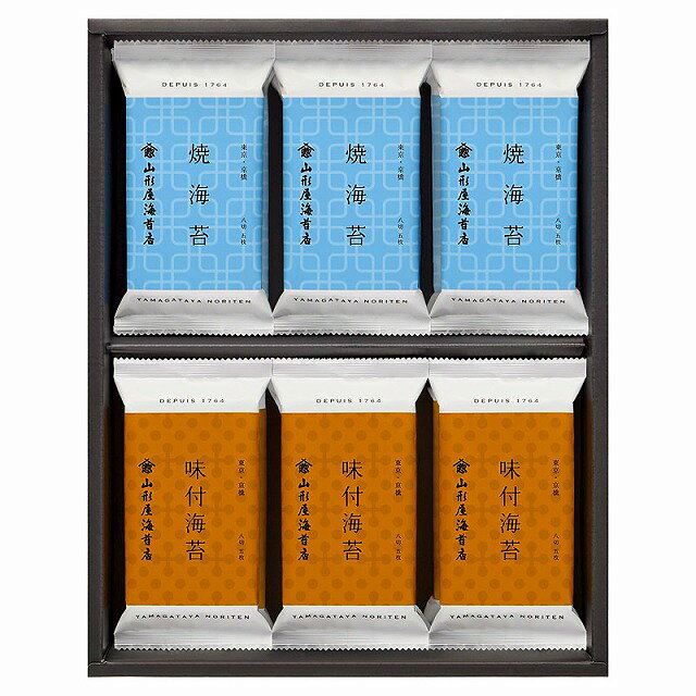 ●セット内容／味付海苔・焼海苔（各8切5枚）×各6●箱サイズ／32×25×5cm●賞味期間／常温1年6ヶ月●アレルゲン／小麦●重量／0.5kg上質な海苔を吟味し、丁寧に焼き上げました。どなたにも喜ばれる使い勝手の良いお詰合せです。