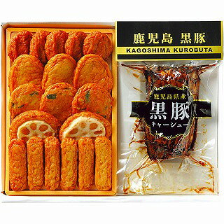 ●セット内容／●ごぼう天×5、上揚×3、野菜天×3、れんこん揚×2、棒天×6、黒豚チャーシュー（黒豚：国産）180┣g┫●箱サイズ／29×25×6cm●原産国／日本●重量／620g菜種油で揚げた「さつま揚げ」と黒糖焼酎を使用し、ヘルシーな仕...