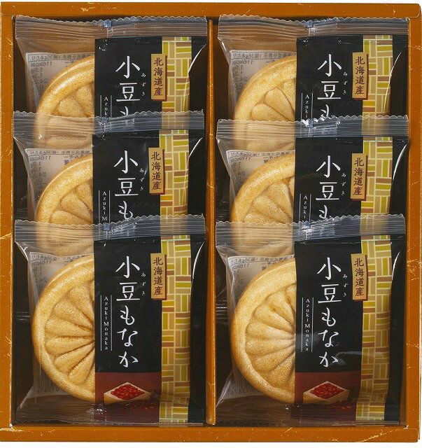 ●材質／●セット内容／北海道小豆もなか×6●箱サイズ／箱203×195×45mm●賞味期間／120日間●原産国／JPN●重量／359g北海道産小豆100%使用 粒の大きさや色の鮮やかさが特徴です。大粒で光沢のある小豆は、見た目にも美しく、餡...