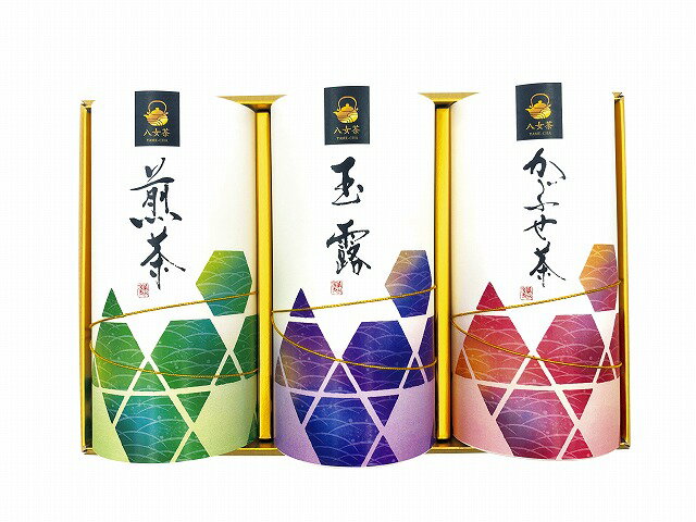 ●材質／●セット内容／八女煎茶90g・八女かぶせ茶90g・八女玉露50g●箱サイズ／箱169×258×82mm●賞味期間／365日間●原産国／JPN●重量／430gお茶を通じて人と人とのご縁をお手伝い? 八女茶 大正7年の創業以来、私たちは...