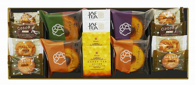 ●セット内容／バウムクーヘン（和栗×2・黒糖・さつま芋）・神戸のクッキー（ココア・ミルク・メープル・チョコチップ）各2・紅茶（はちみつ2g・フォレストフルーツ1.5g）各2 【卵・乳成分・小麦】●箱サイズ／箱162×420×50mm●賞味期...