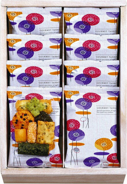 ●セット内容／ぐるめ探訪×8 【乳成分・小麦】●箱サイズ／箱291×208×57mm●賞味期間／120日間●原産国／JPN●重量／365g