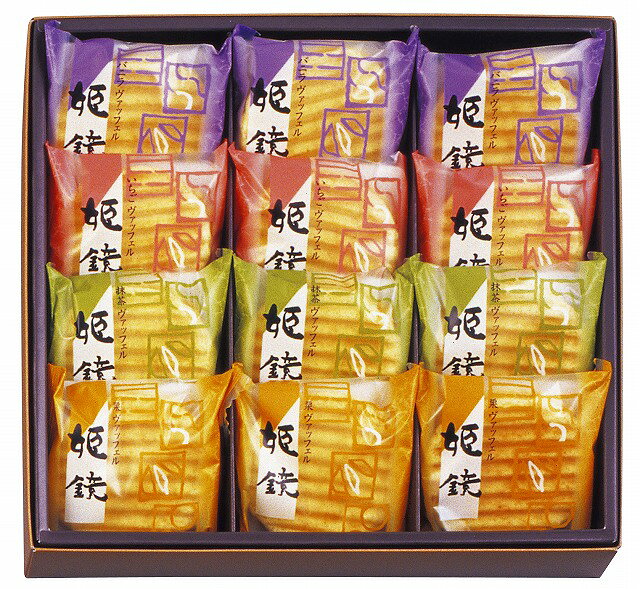 ●セット内容／姫鏡（バニラ・苺・抹茶・栗）各3 【卵・乳成分・小麦】●箱サイズ／箱265×285×55mm●賞味期間／180日間●原産国／JPN●重量／550g