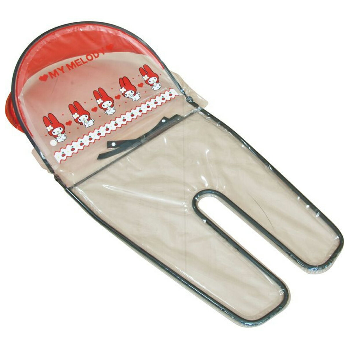 自転車用フロント子ども同乗器にお子様を乗せている時に、雨・風・ホコリなどから大切なお子様を保護するマイメロディの風防カバー！■商品紹介 ・自転車用フロント子ども同乗器にお子様を乗せている時に、雨・風・ホコリなどから大切なお子様を保護します。...