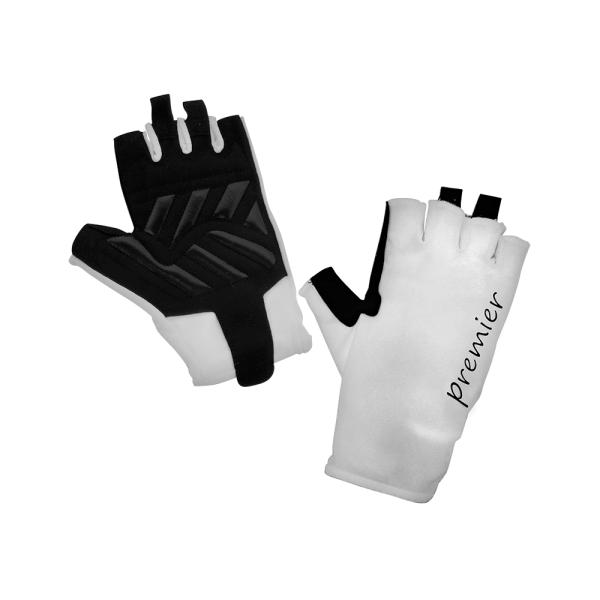 フィンガーストラップ付きで脱ぎ易い！指きりエアログローブ パッド付き ライクラ地 フィンガーストラップ付きで脱ぎ易い 手首まで覆う長さで、伸縮性のある袖口 ストレッチ素材でぴったりフィット ●カラー：白 ●サイズ：L メーカー側の仕様変更等...