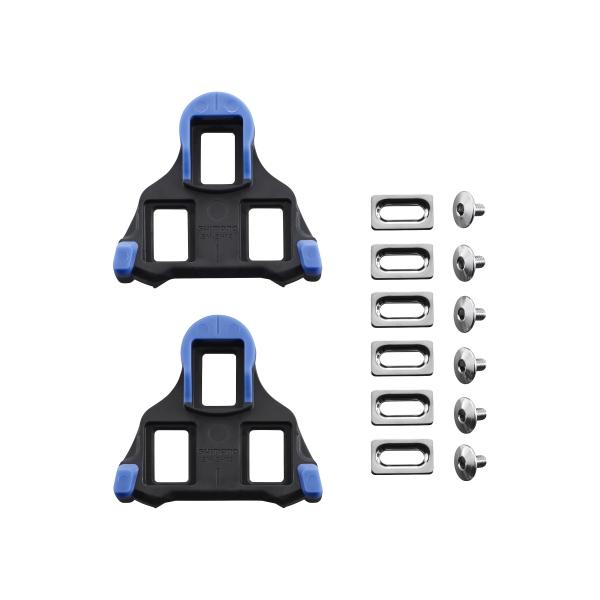 ペダル用クリート2個セット■商品説明 1°フローティングで、従来の赤と黄色のクリートの中間の可動域になります。 SPD-SLペダル用クリート 左右セット SM-SH12 フローティングモード(青) 適応モデル シマノ SPD-SLタイプペダ...
