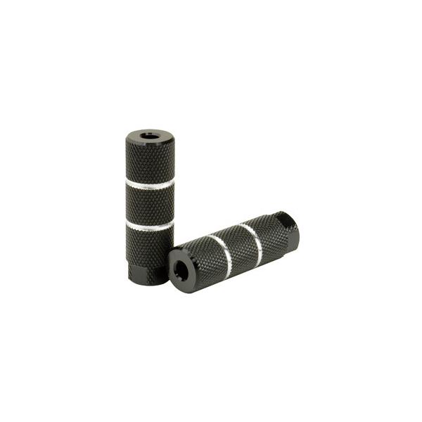 (径)25mmアルミペグ。■商品説明 (径)25mmアルミペグ。 ・素材:アルミ ・サイズ:25×75mm 3/8"×26tpi ・重量:162g(ペア) ・カラー：ブラック(FPG02300) ※商品画像はイメージです。 メーカー側の仕様...