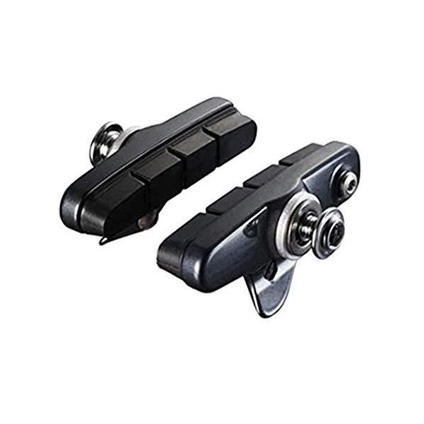 シマノ純正ブレーキシュー●適応モデル:BR-6700-G BR-6700 ●カートリッジシュー ●長さ:55mm ●ブレーキシュー特性:ドライ、ウェット共に高い制動力。 ●カートリッジタイプのブレーキシューセット（ペア） ●ブレーキシューに...