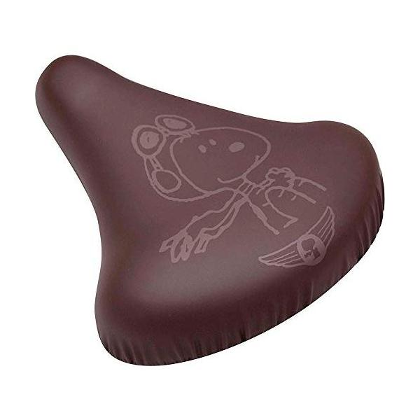 伸びる素材で子供用から大人用の一般車サドルにぴったりフィットするサドルカバー！サドル適合範囲：横260mm〜320mm、縦290mm〜320mm ・素材 ポリエステル、ポリウレタン 特徴 ・さりげないスヌーピーが大人カワイイ「フライングエー...