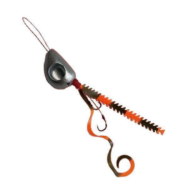 オルサ 煙ラバ●商品情報 ・ボディの両サイドに業界初の砂を掬うスコップを搭載。 ・ボトムタッチ時に砂を掬い上げターゲットのスイッチを入れる。 ・スコップから後部に貫通した穴は強い水流を作り出し、砂地から魚礁など様々なシチュエーションでアピー...