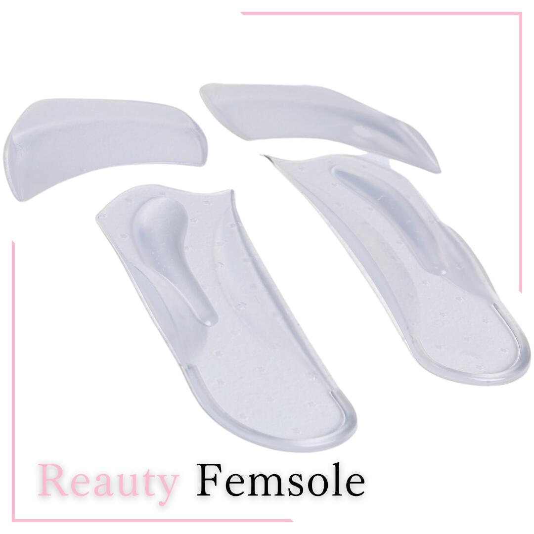 Reauty Femsoleリューティ・フェムソールとは？ ヒールがスニーカーの履き心地に。ハイヒールの履き心地革命 リューティ・フェムソールは、ハイヒール用の高機能インソールです。「おしゃれなハイヒールに憧れるけど、ハイヒールを履くと足が...