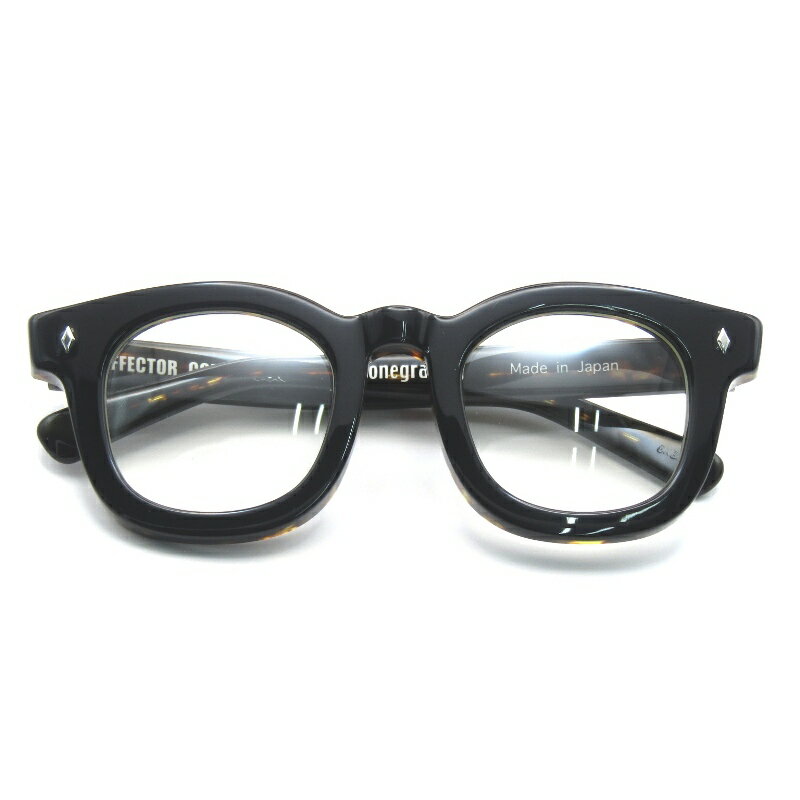 商品詳細 ブランド名 EFFECTOR × ONEGRAVITY 色 フレーム:BKBA ブラック/バラフレンズ:クリアレンズ伊達メガネ（度なし）としてご使用いただけます。 SIZE サイズ：46□25-147レンズ 縦：約42mmフロント...