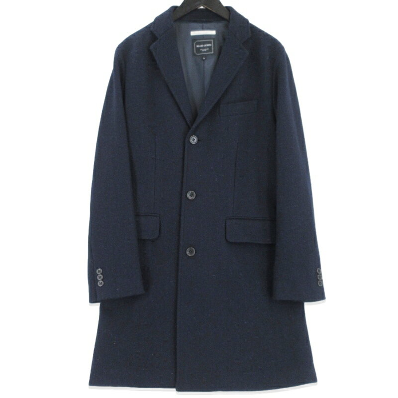 商品詳細 ブランド名 BEAMS LIGHTS 色/素材 ネイビー/ウール 生産国 日本製 SIZE 表記SIZE：L着丈：約91cm身幅：約52cm肩幅：約44cm袖丈：約63cm 平置き採寸での計測となるため、公式サイトの計測と多少のズ...