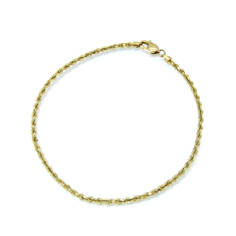 商品詳細 ブランド名 AVALANCHE 色/素材 GOLD SIZE 全長：約 20cm幅：約 2mm内周：約 19cm前後 状態 B 中古：傷・スレなどがあり使用感が見られる商品です。留め具に細かなキズ有、約3.62g 付属品 箱 商品...