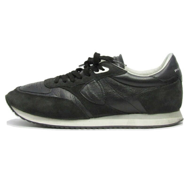 商品詳細 ブランド名 PHILIPPE MODEL PARIS 色/素材 BLACK SIZE 表記サイズ：42約26.5cm前後 状態 C 中古：目立つ傷や汚れなどがあり使用感の多い商品です。 [外装]擦れ汚れ [つま先アウトソール]軽い...
