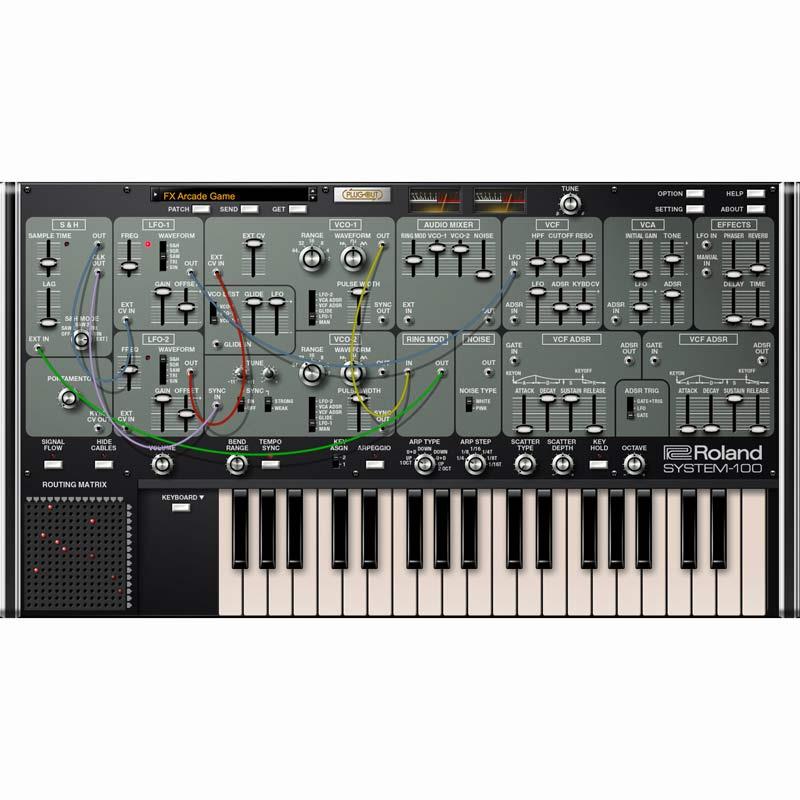 Roland/新品 商品一覧＞＞DTM【10，000円〜25，000円】 商品一覧＞＞ソフトウェア音源/シンセ音源/Roland 商品一覧＞＞詳しくはこちらをご覧くださいRoland SYSTEM-100 Software Synthesi...