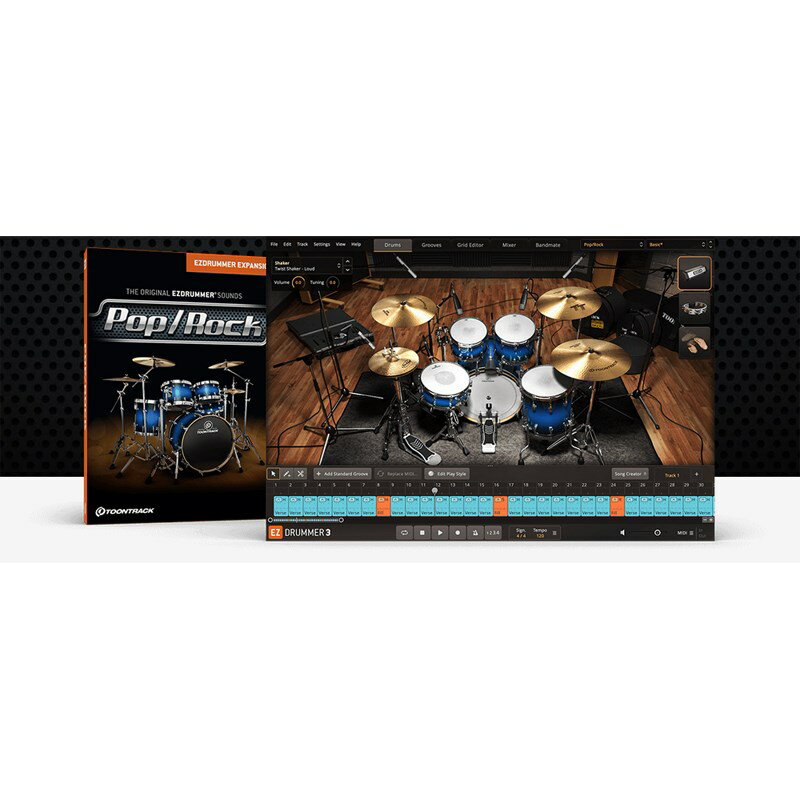 TOONTRACK/コード販売 商品一覧＞＞TOONTRACK/新品 商品一覧＞＞DTM【〜10，000円】 商品一覧＞＞ソフトウェア音源/ドラム・パーカッション系/TOONTRACK 商品一覧＞＞詳しくはこちらをご覧くださいTOONTRA...