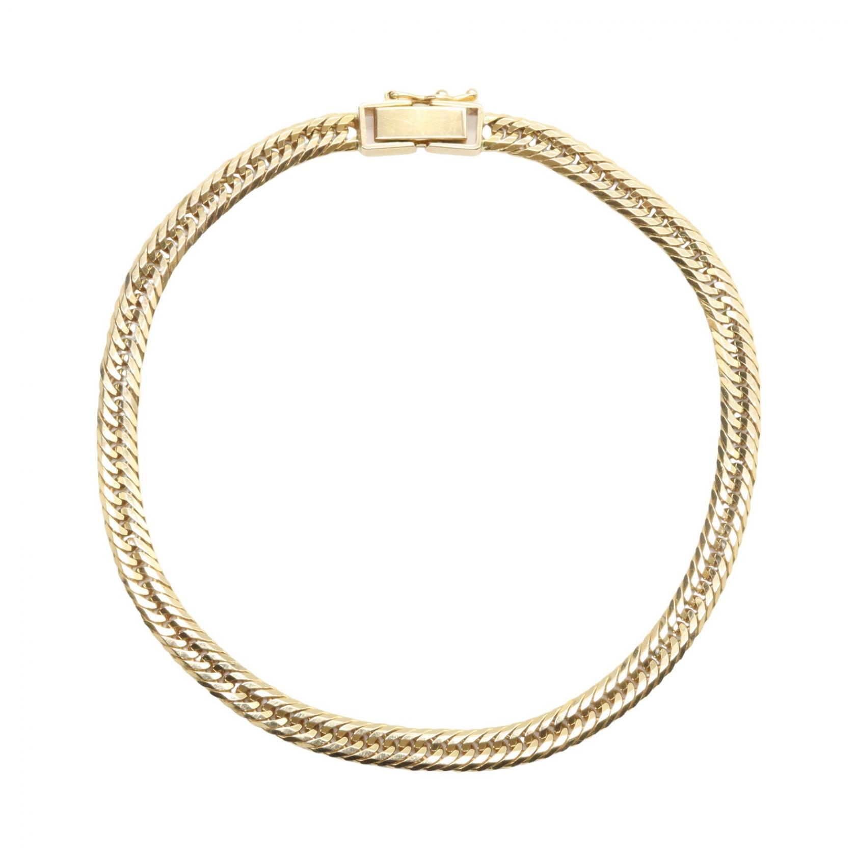 商品番号　2118400224853 ジュエリー JEWELRY 12メンTキヘイ ブレスレット ブレスレット アクセサリー K18（イエローゴールド） ゴールド系 12メンT 11.0g 【中古】 ブランド ジュエリー JEWELRY 品...