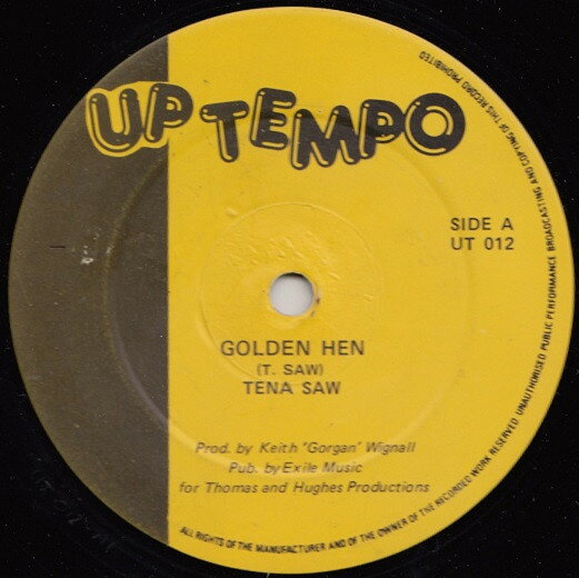 ・アーティスト Tenor Saw / Gorgan Players ・タイトル Golden Hen / Golden Dub ・レーベル・型番 Uptempo Records UT012 ・フォーマット 12インチレコード ・コンディシ...