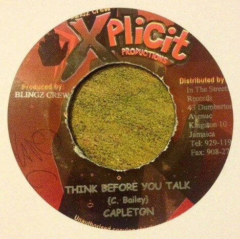 ・アーティスト Capleton ・タイトル Think Before You Talk ・レーベル・型番 Xplicit Productions NONE ・フォーマット 7インチレコード ・コンディション(盤) 良い (VG+) ・コン...