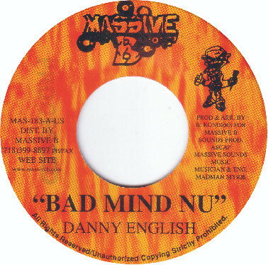 ・アーティスト Danny English ・タイトル Bad Mind Nu ・レーベル・型番 Massive B, Massive B MAS183 ・フォーマット 7" ・コンディション(盤) 良い (VG+) ・コンディション(ジャ...