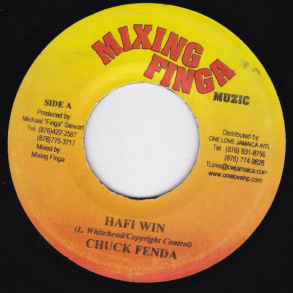 ・アーティスト Chuck Fender ・タイトル Hafi Win ・レーベル・型番 Mixing Finga Muzic NONE ・フォーマット 7インチレコード ・コンディション(盤) 良い (VG+) ・コンディション(ジャケッ...