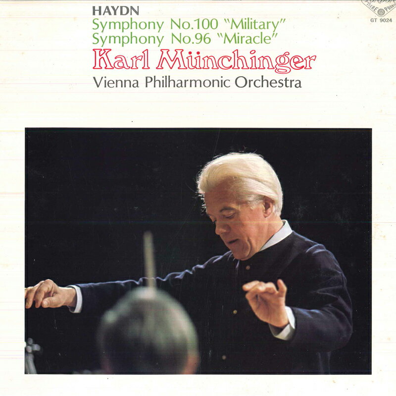 ・アーティスト カール ミュンヒンガー/ウィーン フィルハーモニー管弦楽団 ・タイトル ハイドン/交響曲第100番ト長調,第96番ニ長調 ・レーベル・型番 KING GT9024 ・フォーマット LP ・コンディション(盤) 非常に良い(E...