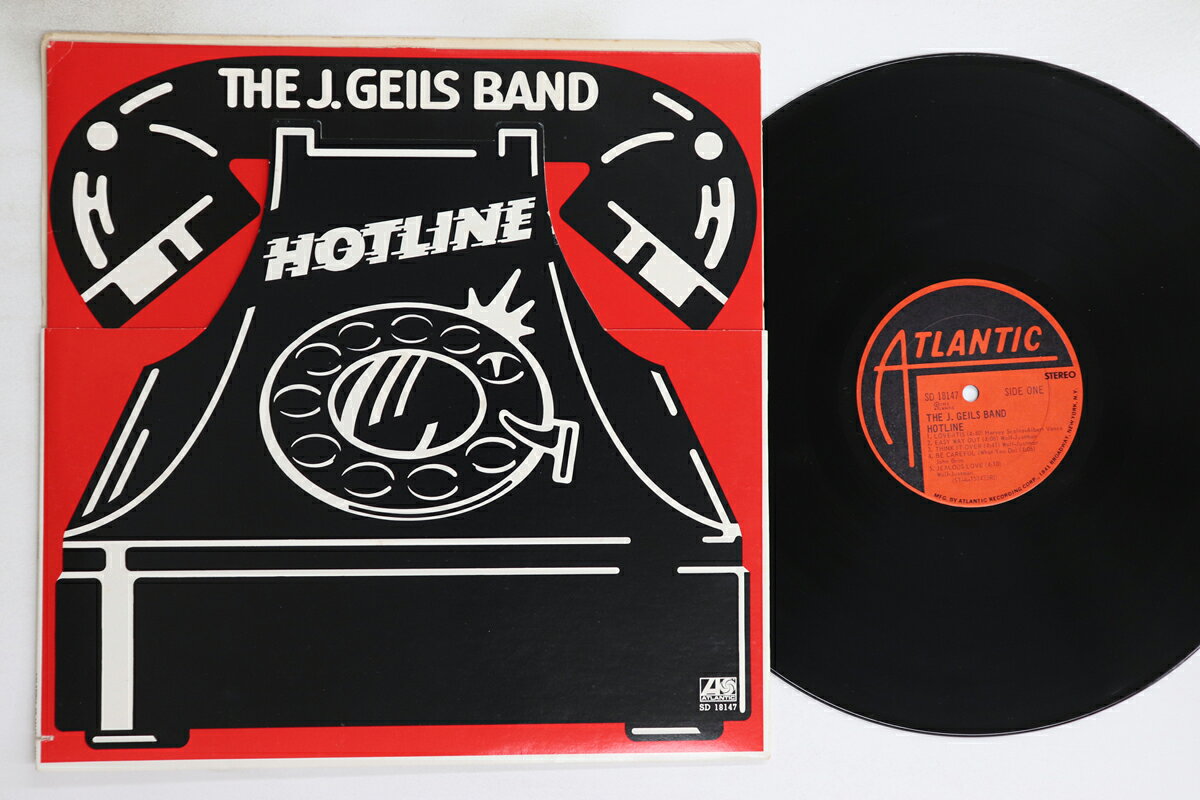 ・アーティスト J Geils Band ・タイトル Hotline ・レーベル・型番 ATLANTIC SD18147 ・フォーマット LPレコード ・コンディション(盤) 良い (VG+) ・コンディション(ジャケット) 良い (VG+...