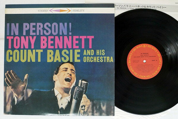 ・アーティスト Tony Bennett, Count Basie ・タイトル In Person! ・レーベル・型番 CBS SONY 20AP1418 ・フォーマット LPレコード ・コンディション(盤) 非常に良い(EX) ・コンディ...