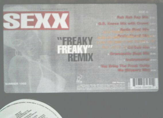 ・アーティスト Sexx ・タイトル Freaky Freaky ・レーベル・型番 Pendulum Records Y58439 ・フォーマット 12" ・コンディション(盤) 非常に良い(EX) ・コンディション(ジャケット) プレイン...