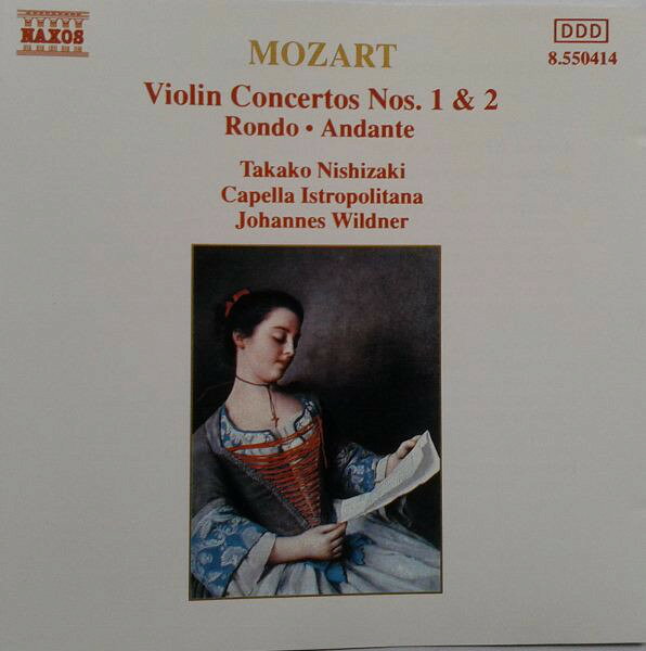 ・アーティスト Wolfgang Amadeus Mozart, Johannes Wildner; Capella Istropolitana ・タイトル Mozart;Violin Concs.1&2/Ron ・レーベル・型番 Naxo...