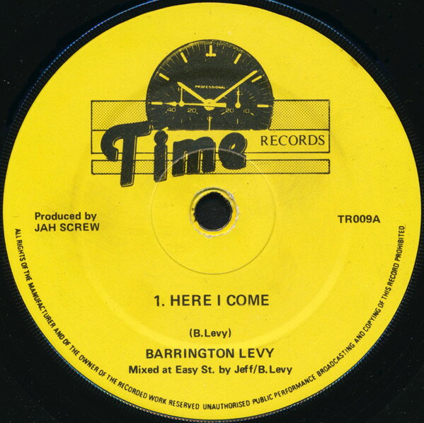 ・アーティスト Barrington Levy ・タイトル Here I Come ・レーベル・型番 Time Records TR009 ・フォーマット 7インチレコード ・コンディション(盤) 良い (VG+) ・コンディション(ジャケ...