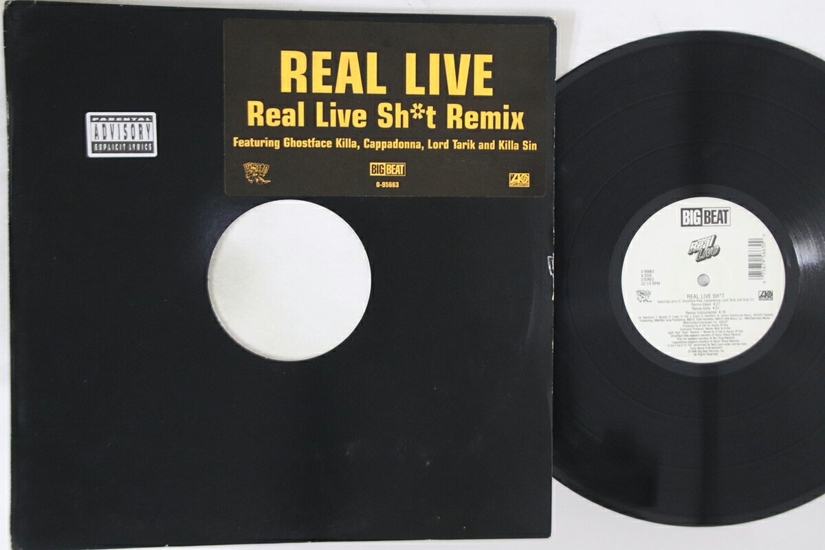 ・アーティスト Real Live ・タイトル Real Live Sh*t (Remix) / Pop The Trunk ・レーベル・型番 Big Beat, Atlantic NONE,095663 ・フォーマット 12" ・コンディ...